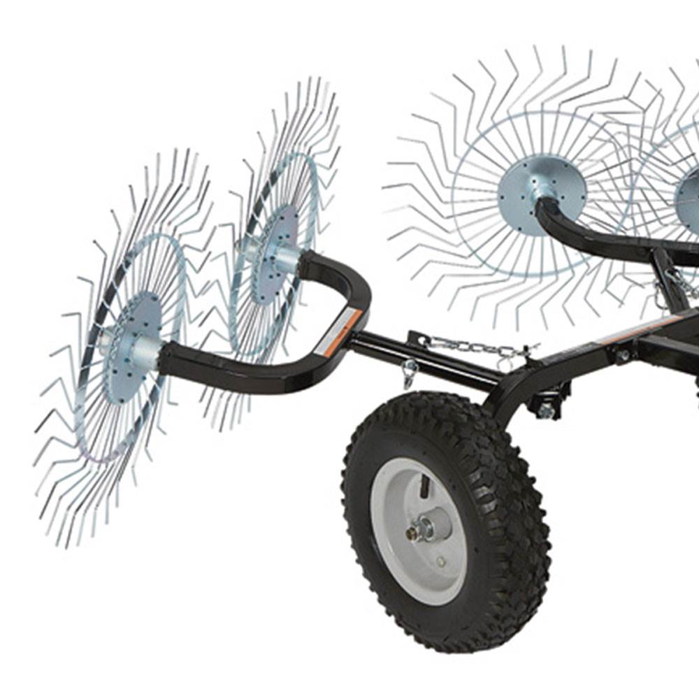 Yard Tuff Acreage Rake, Steel Tow Behind Dethatcher for Lawn & Garden ...