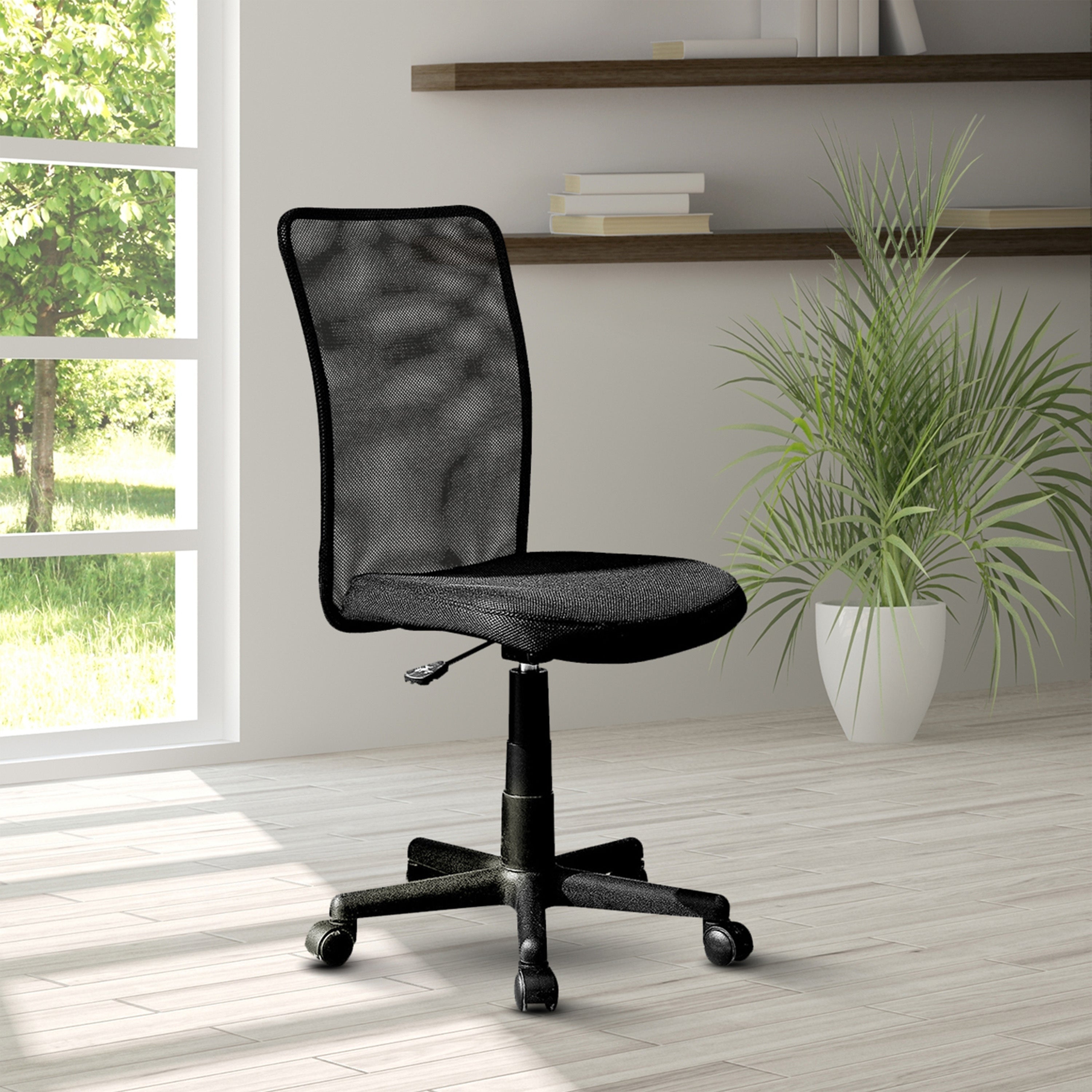 Mesh Task Office Chair, Black – SOLBREEZE