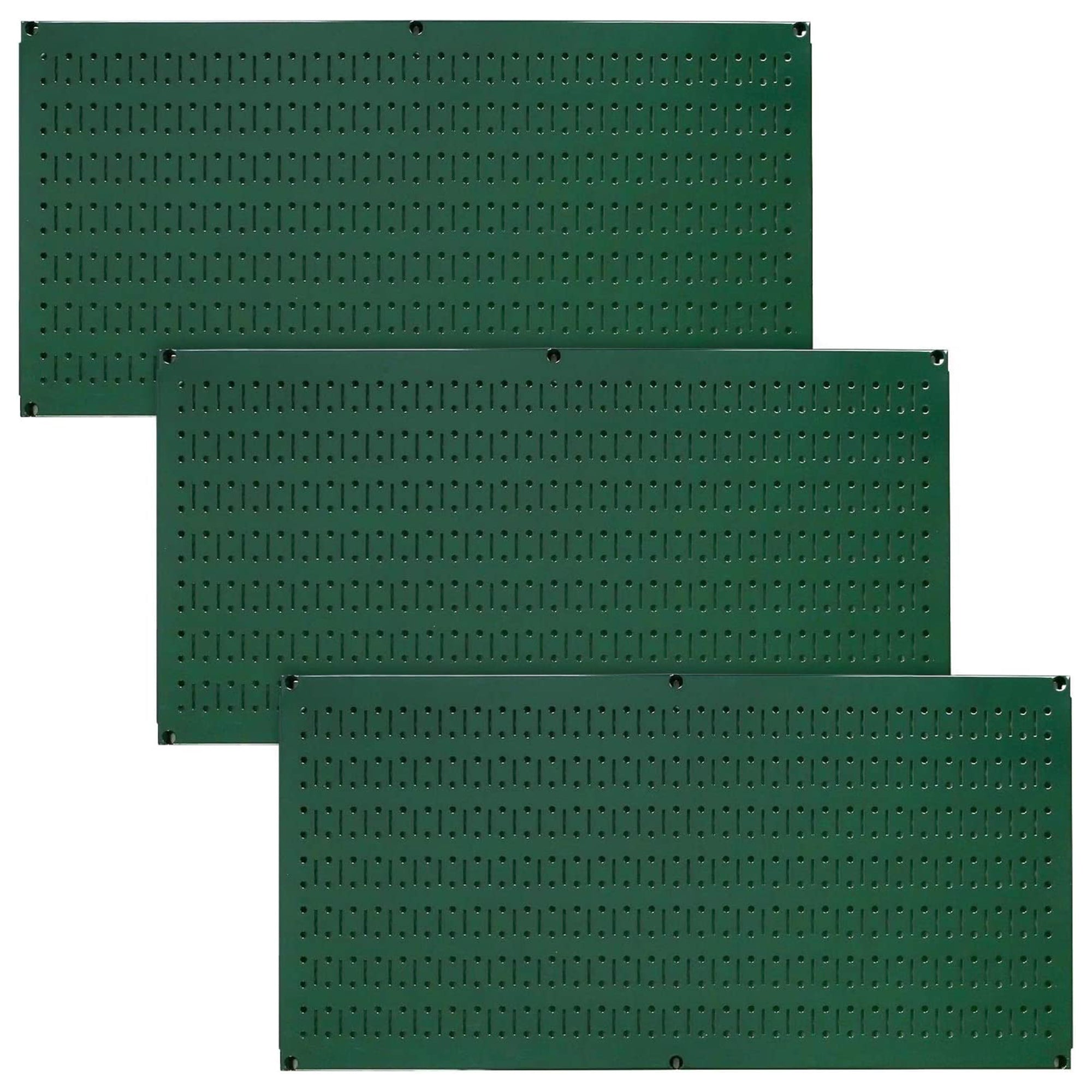 Wall Control 32" x 16" Horizontal Pegboard Garage Tool Organizer, Gree ...