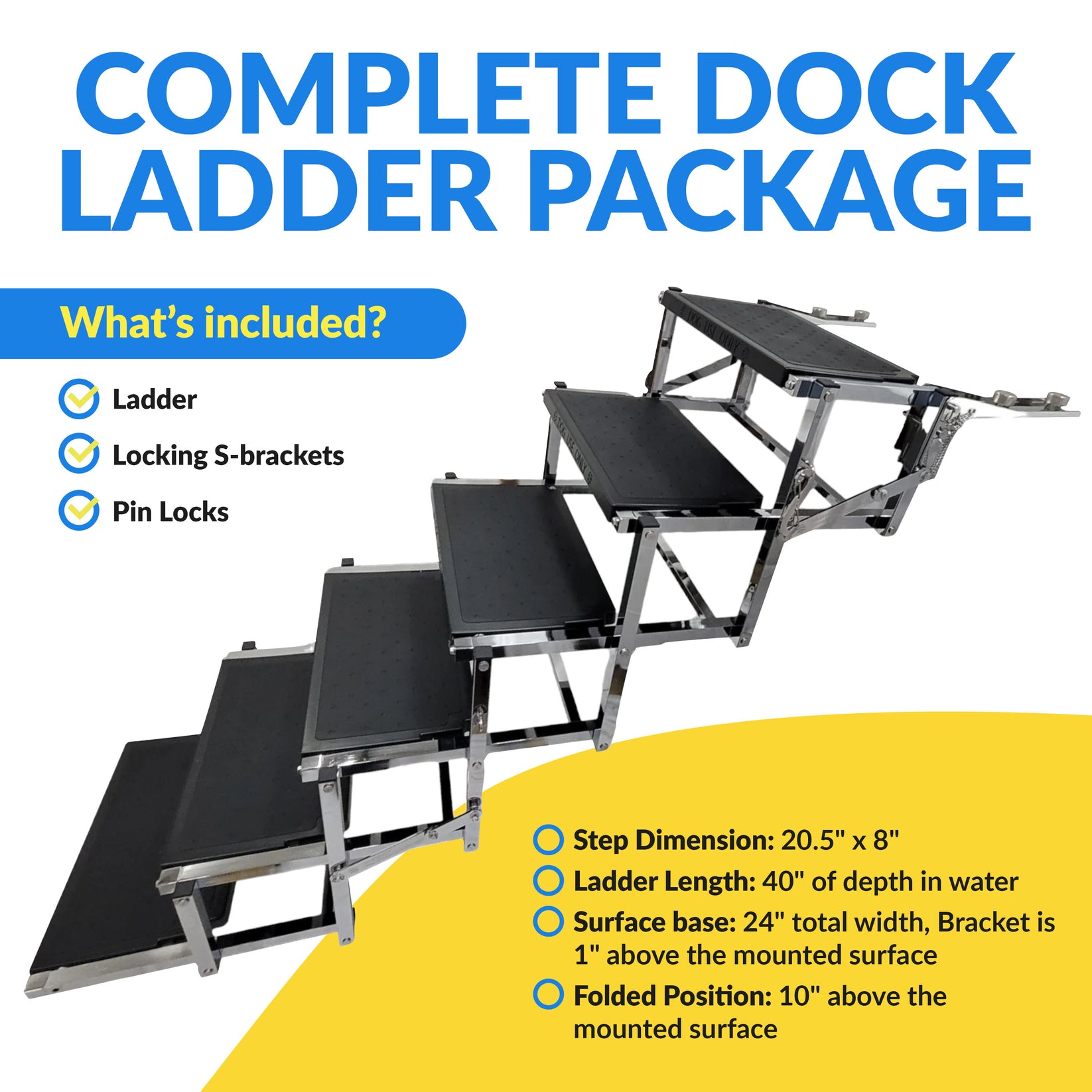 SS BIG DOG - Dock & Boat Dog Ladder – SOLBREEZE