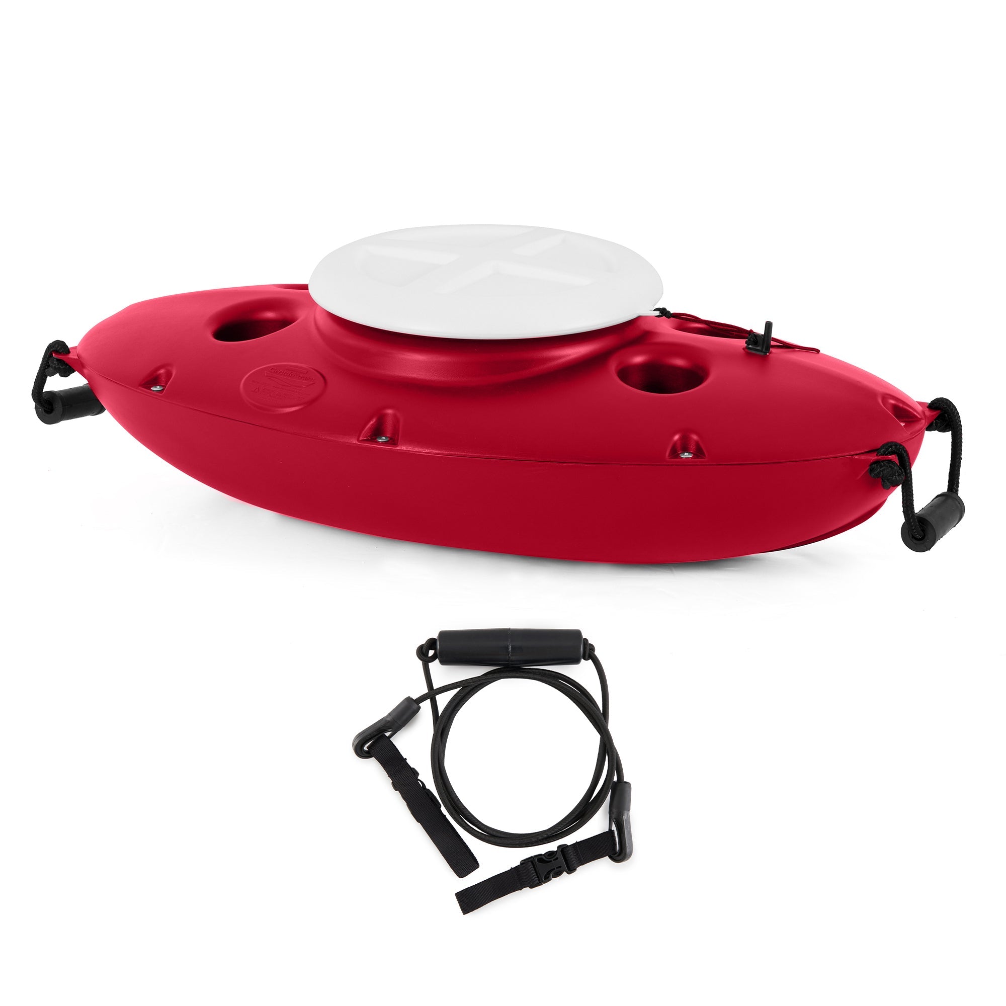 CreekKooler 30 Qt Floating Insulated Beverage Kayak Tow Behind Cooler ...